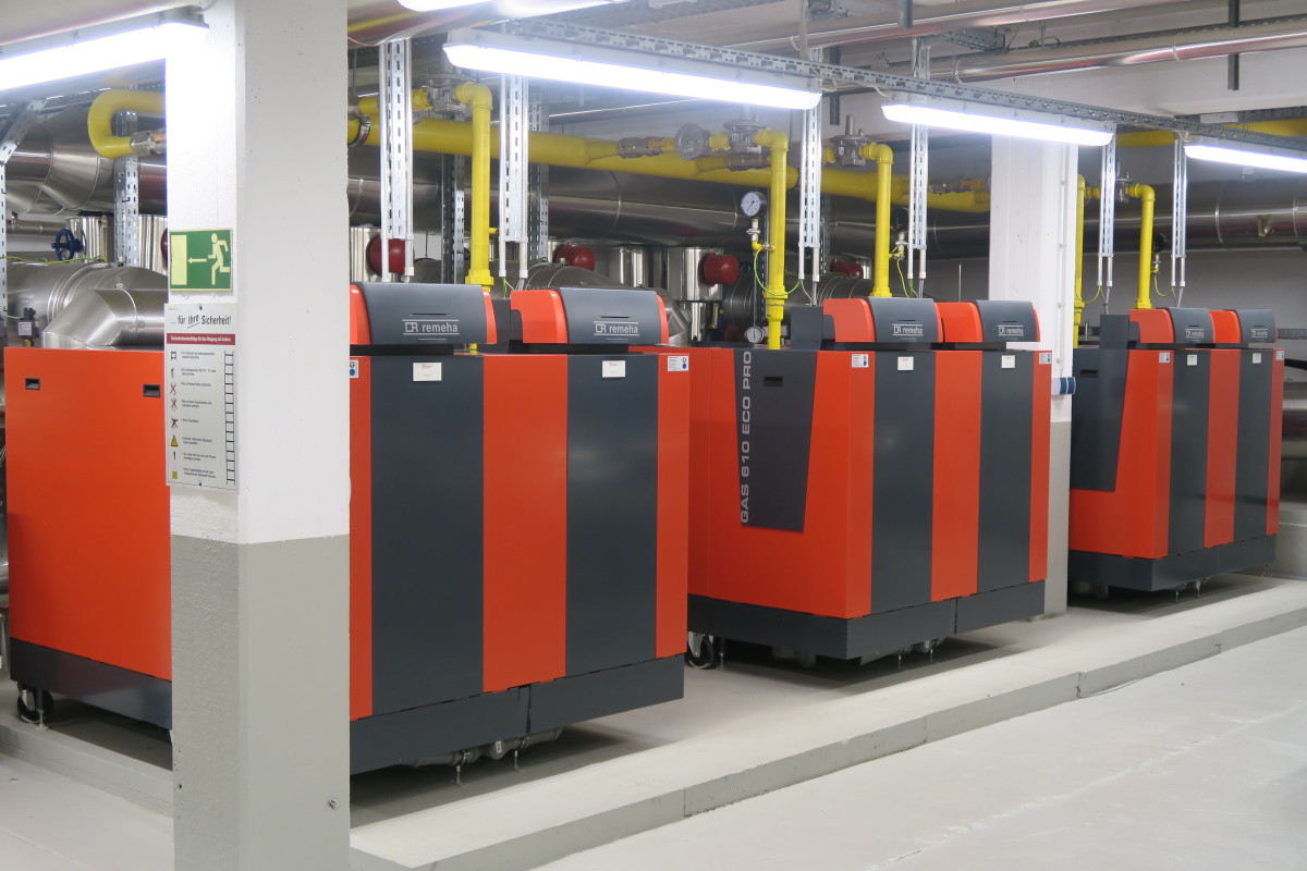 Gasheizkessel für Nahwärmesiedlung - BundesBauBlatt