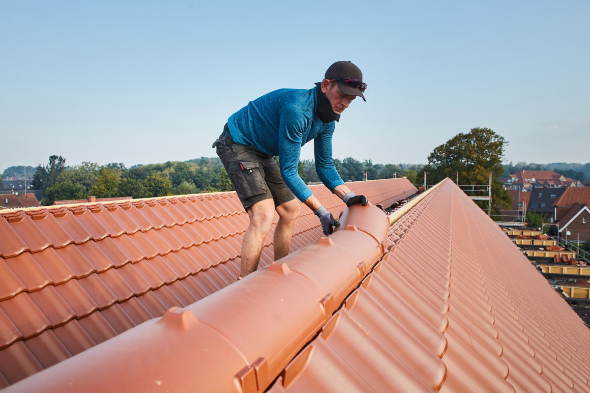 Spezieller First auf großem Dach - BundesBauBlatt