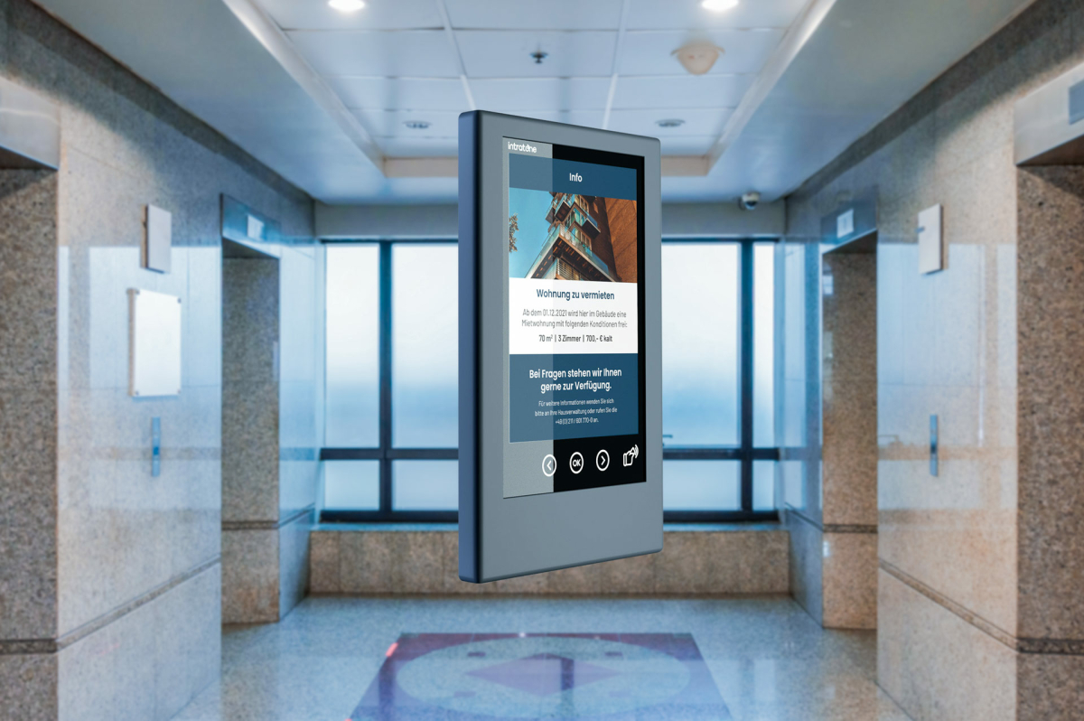 Ein Klick in die Zukunft: Intratones innovatives Info Display ...